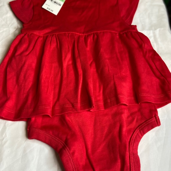 Shirts & Tops | Red Onesie With Ruffle | Poshmark